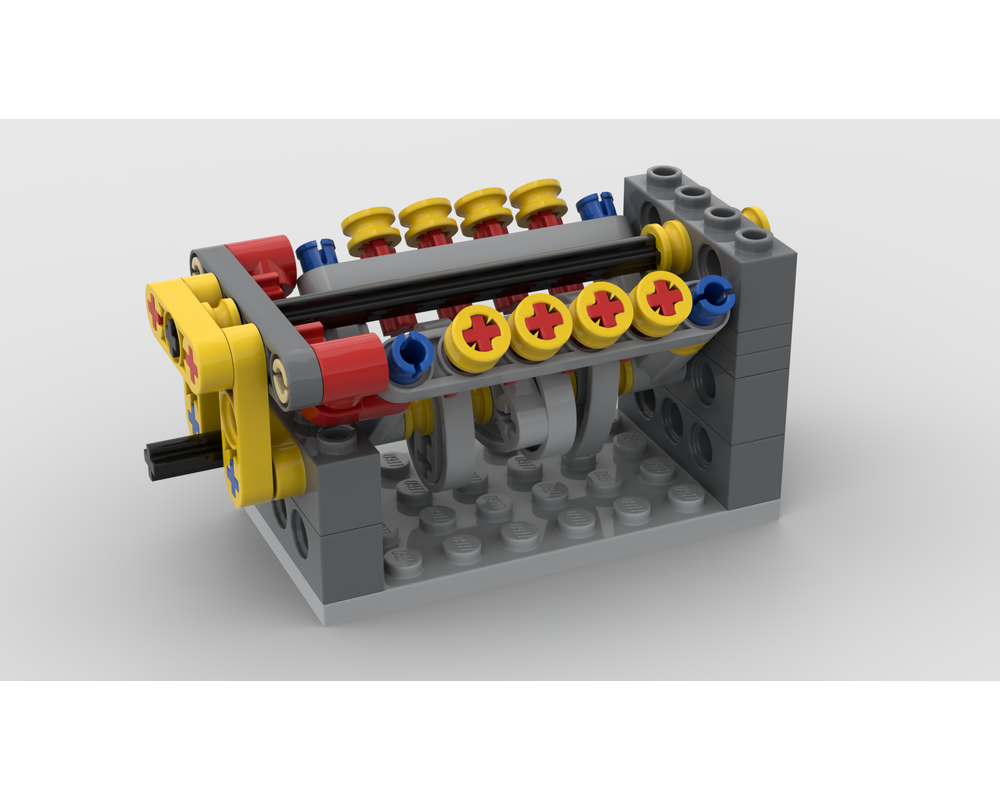 LEGO MOC Mini V8 by CreativeChad | Rebrickable - Build with LEGO