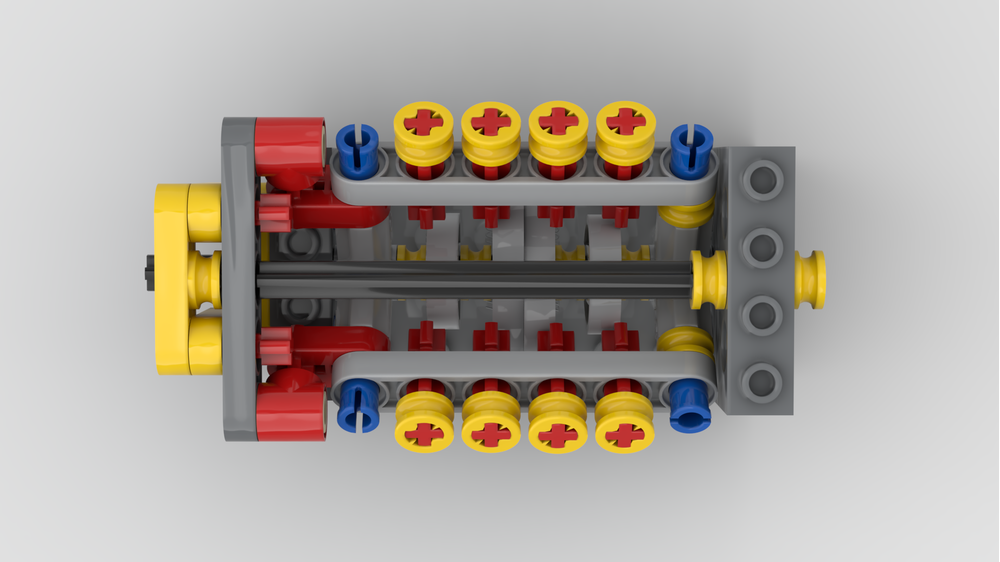 LEGO MOC Mini V8 by CreativeChad | Rebrickable - Build with LEGO