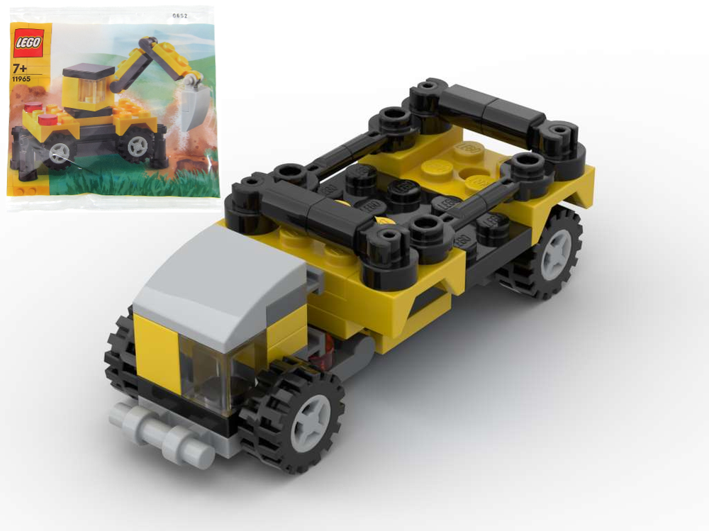 LEGO MOC 11965 Articulated Truck by PeterSzabo | Rebrickable - Build ...