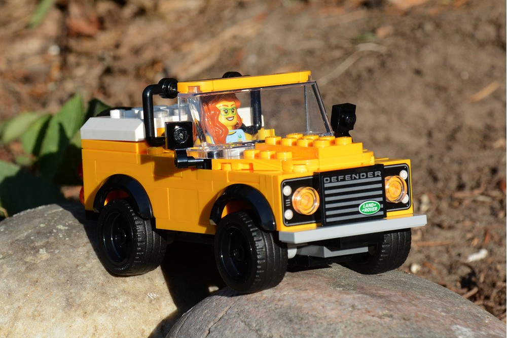 Lego Moc Land Rover Classic Defender Open Top Mod 40650 Alternate