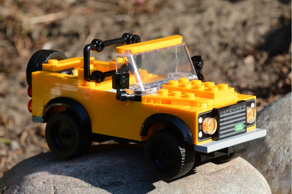 Lego Moc Land Rover Classic Defender Open Top Mod 40650 Alternate
