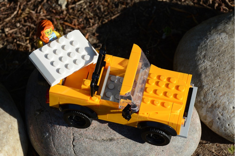 Lego Moc Land Rover Classic Defender Open Top Mod 40650 Alternate