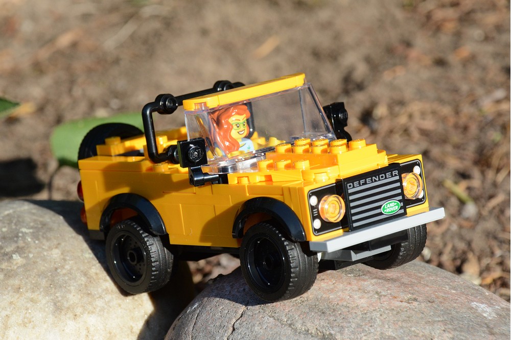 LEGO MOC-153055 Land Rover Classic Defender Open Top MOD // 40650 ...