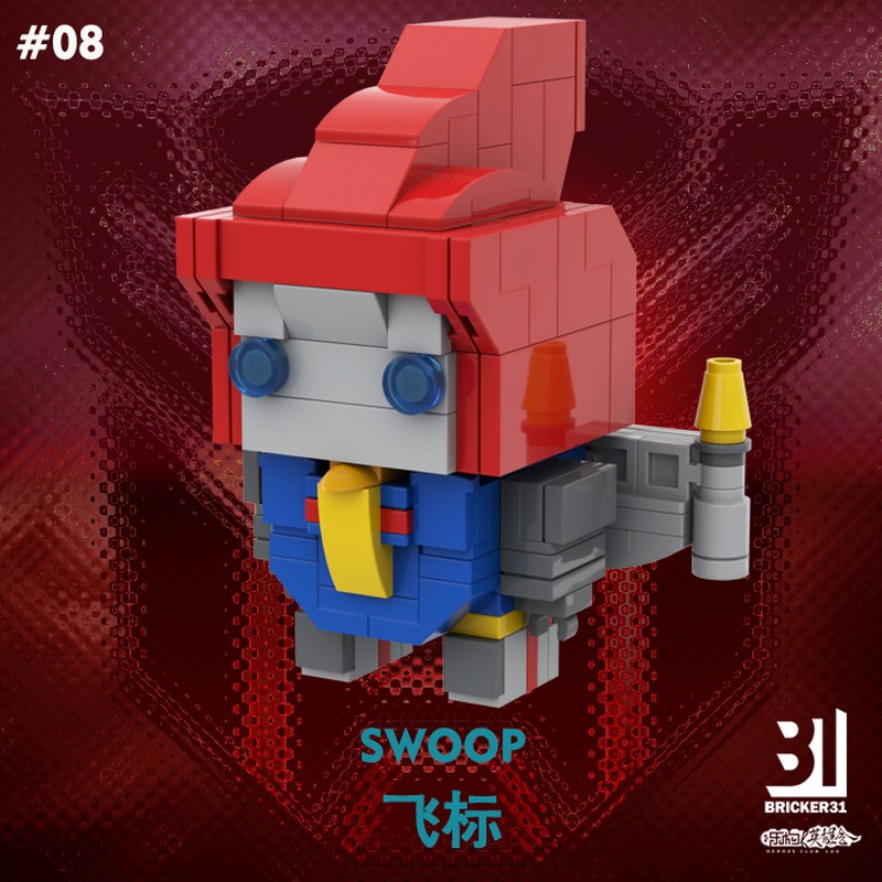 LEGO MOC MOC - Brickheadz SWOOP by Bricker31 | Rebrickable - Build with ...