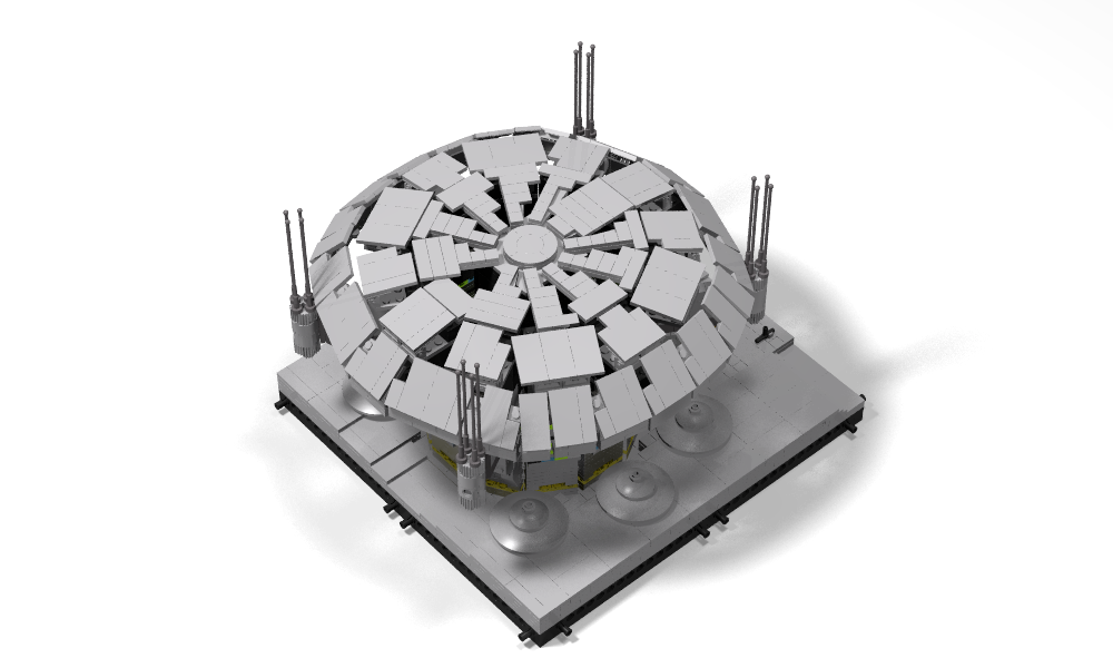 LEGO MOC Coruscant Senate Building (micro) by Tiggerljc | Rebrickable ...