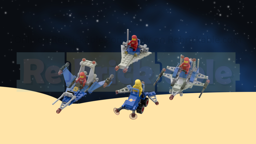 LEGO MOC Classic Space Reimagined: Collection 4 - Space Vehicles (6845 ...