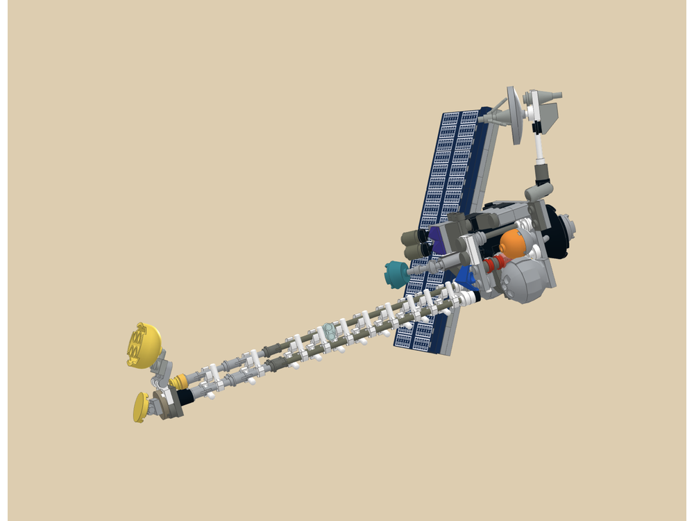 LEGO MOC NASA Mars Odyssey Orbiter by PedroJ | Rebrickable - Build with ...