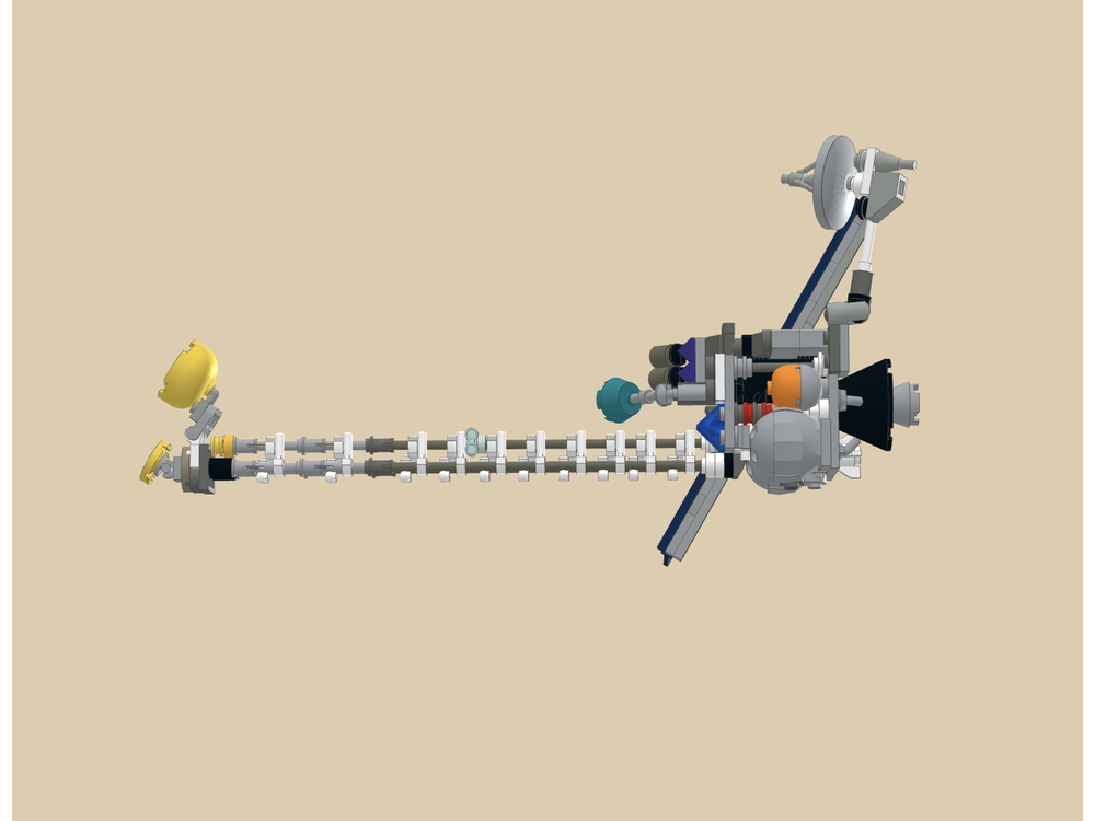 LEGO MOC NASA Mars Odyssey Orbiter by PedroJ | Rebrickable - Build with ...