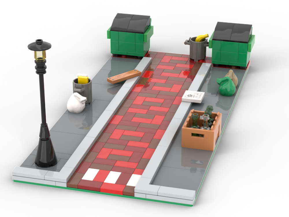 LEGO MOC Modular Alley by ElliottJD | Rebrickable - Build with LEGO