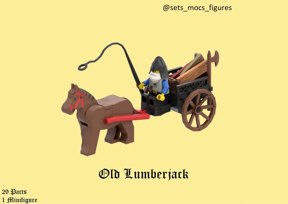 LEGO MOC Old lumberjack by sets_mocs_figures | Rebrickable - Build with ...