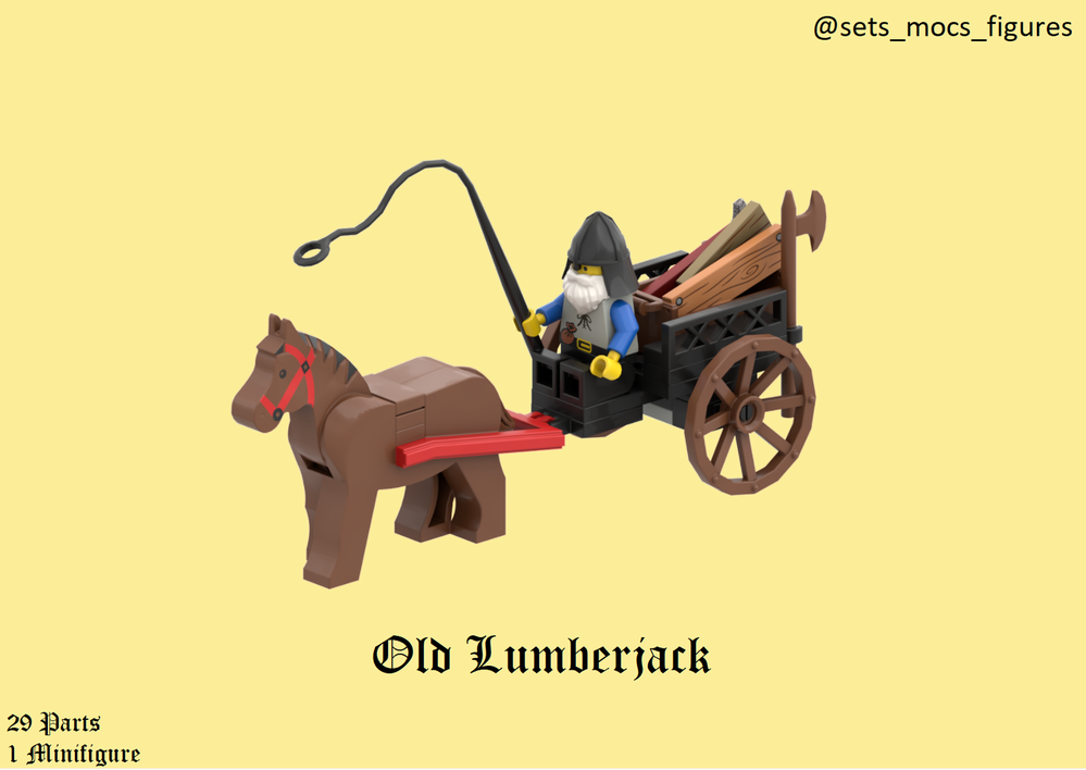 LEGO MOC Old lumberjack by sets_mocs_figures | Rebrickable - Build with ...