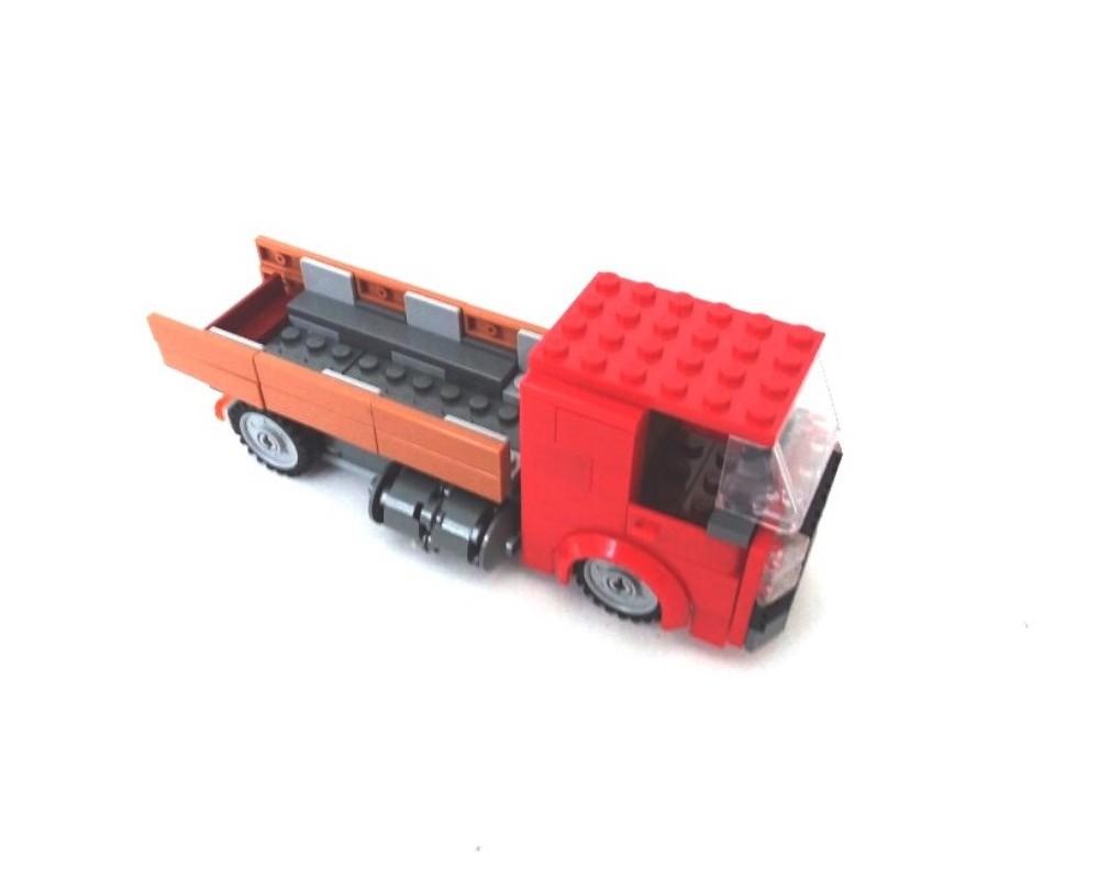 LEGO MOC Red classic truck by studsandtubes | Rebrickable - Build with LEGO