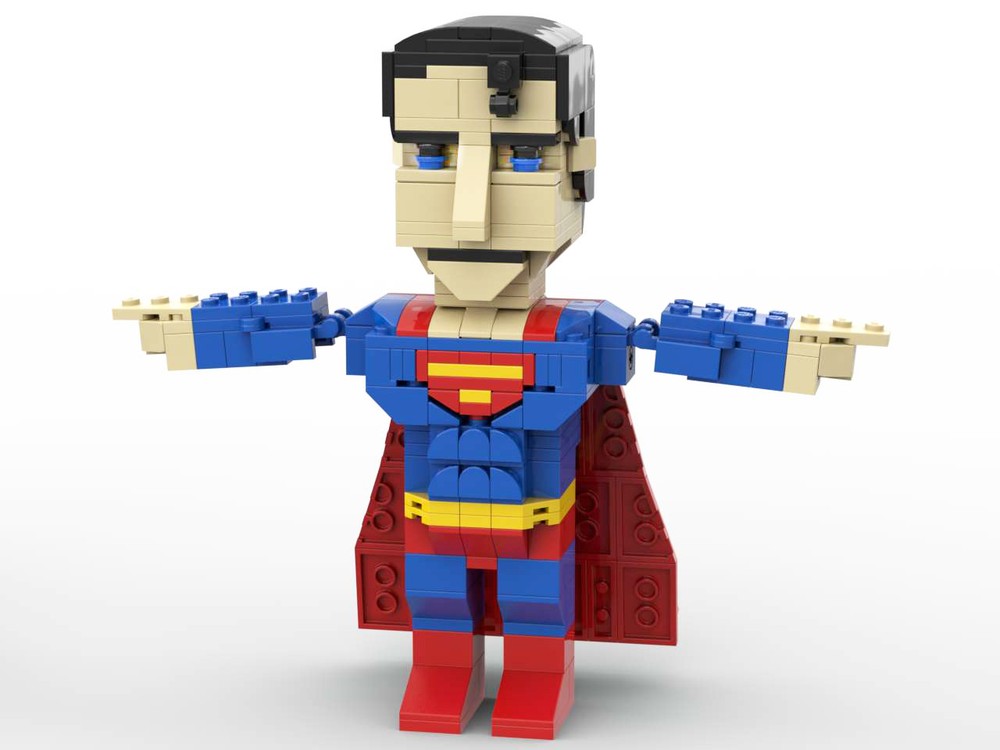 LEGO MOC Super Man Lego Figure by LittlebricksHeroes | Rebrickable ...