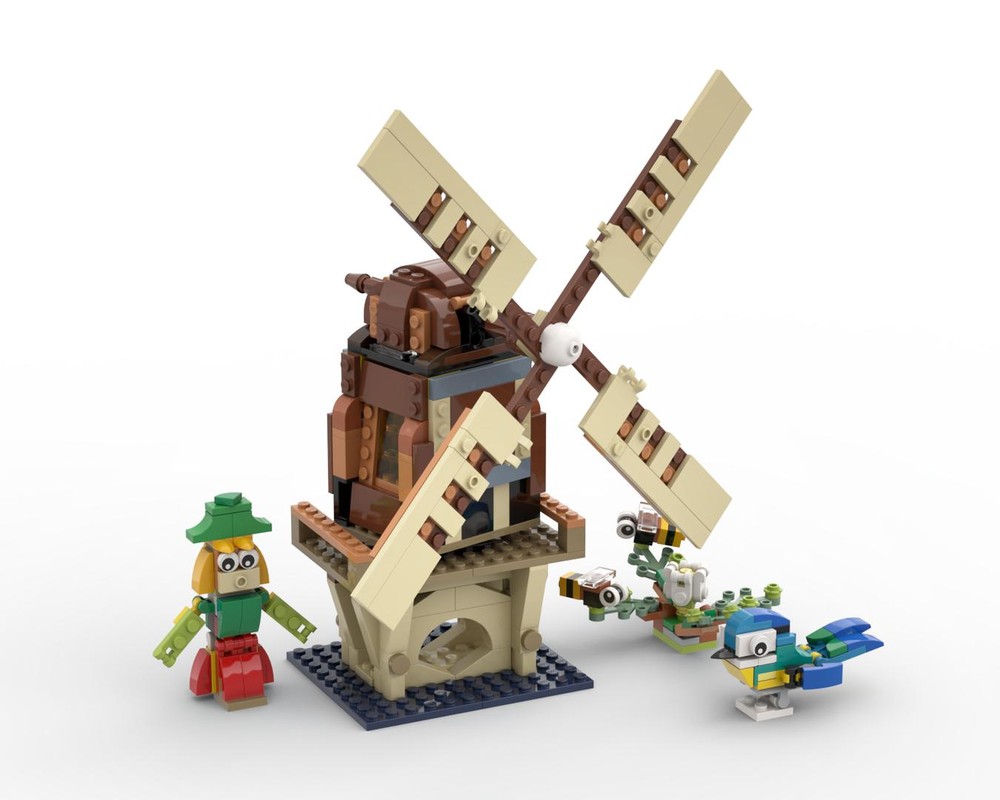 LEGO MOC 31143 Dutch Windmill by Nequmodiva | Rebrickable - Build with LEGO