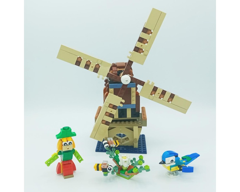 Lego Moc 31143 Dutch Windmill By Nequmodiva Rebrickable Build With Lego