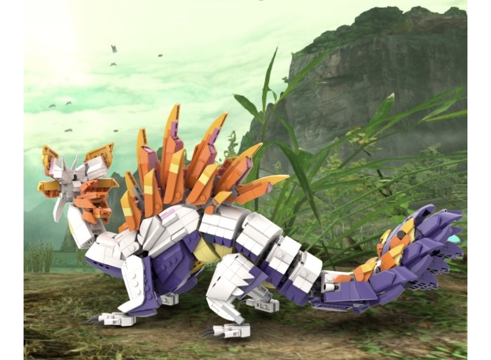 LEGO MOC Lego Monster Hunter Mizutsune by Oreo-M | Rebrickable - Build ...