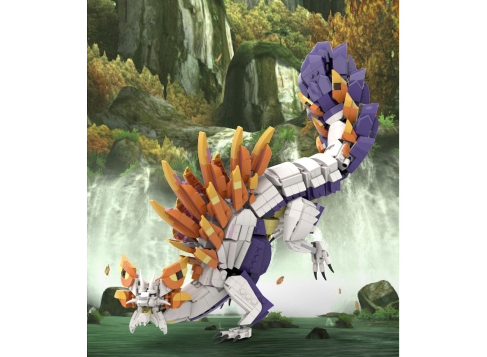 LEGO MOC Lego Mizutsune by Oreo-M | Rebrickable - Build with LEGO