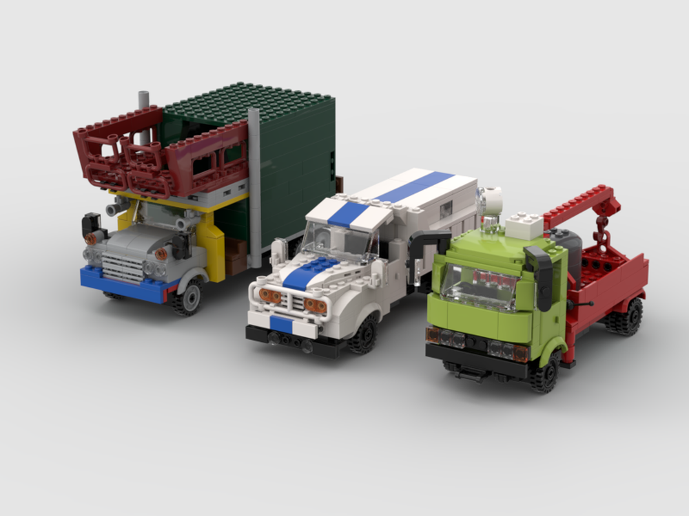 LEGO MOC Top Gear Burma Lorries 3 pack by BeastMode1735 | Rebrickable ...