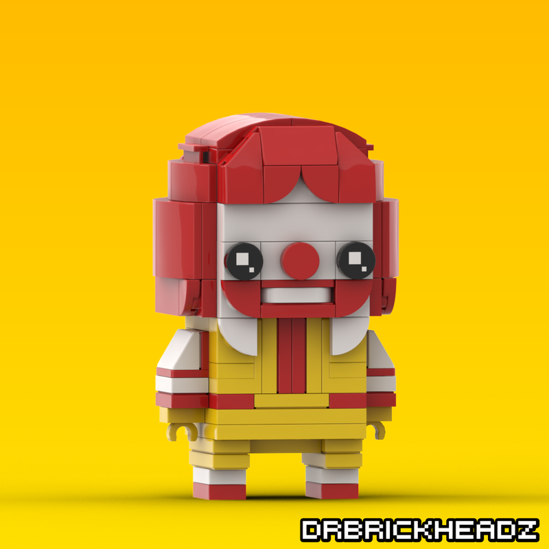 LEGO MOC Ronald McDonald (McDonald's) Brickheadz by DrBrickheadz ...