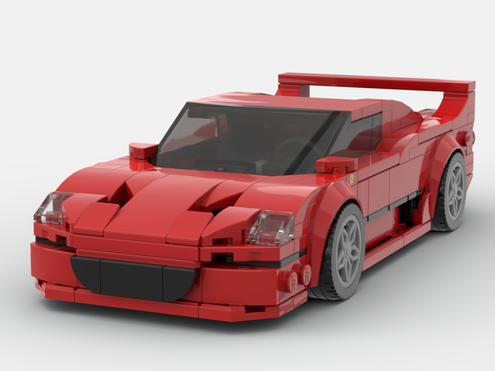 LEGO MOC 1995 Ferrari F50 by KineticKit | Rebrickable - Build with LEGO