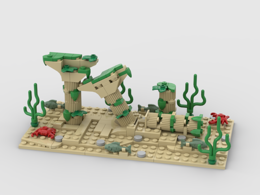 LEGO MOC Sunken Temple Ruins by The__MOC__dude | Rebrickable - Build ...