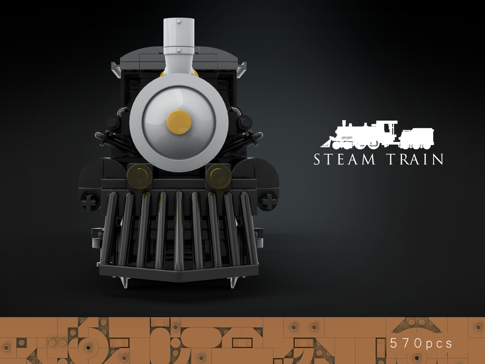 Lego Moc Steam Train By Marius2002 Rebrickable Build With Lego