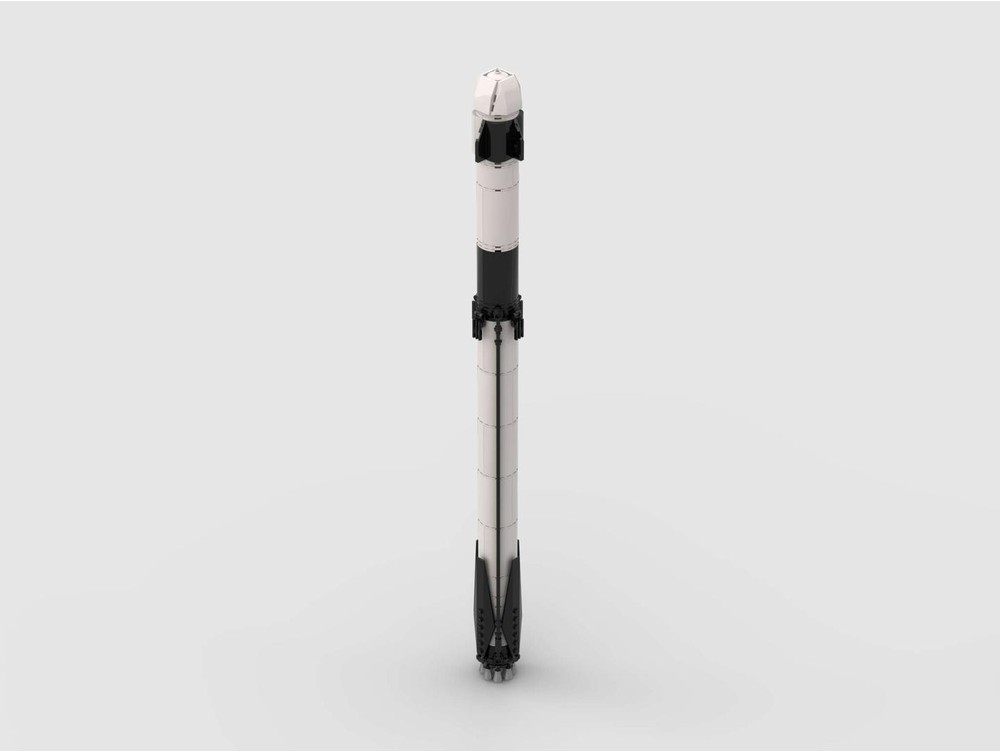 LEGO MOC SpaceX Falcon 9 with dragon capsule by LooneyBricks ...