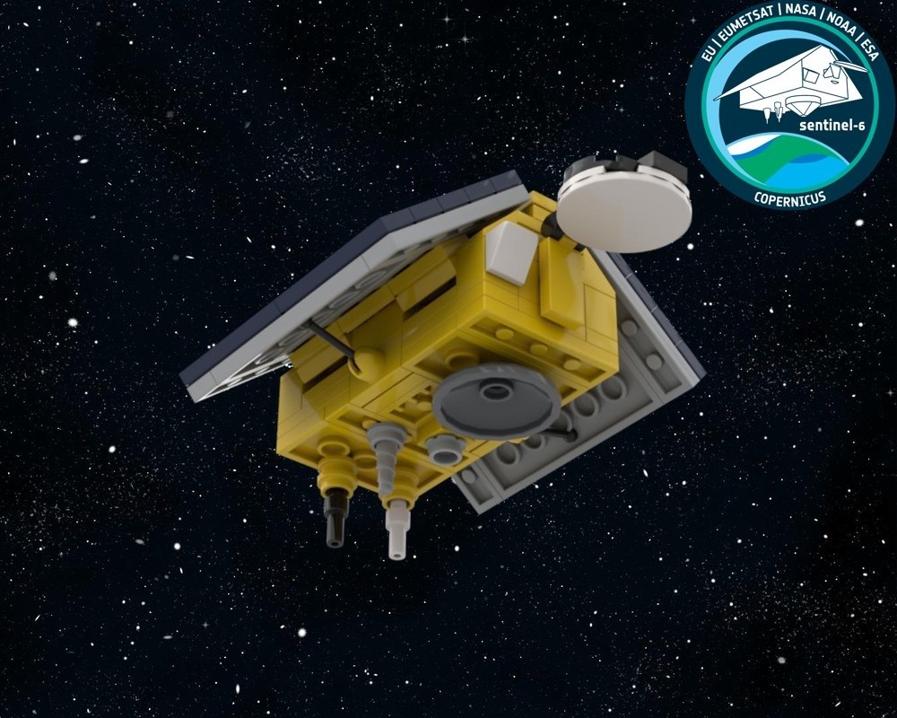 LEGO MOC Sentinel-6 by BrickSat | Rebrickable - Build with LEGO