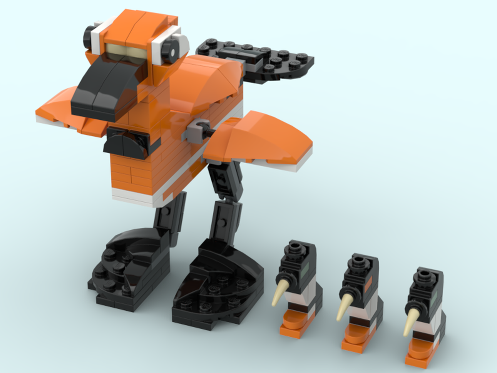 LEGO MOC 31129 Ruddy Shelduck by Pikminfan67 | Rebrickable - Build with ...