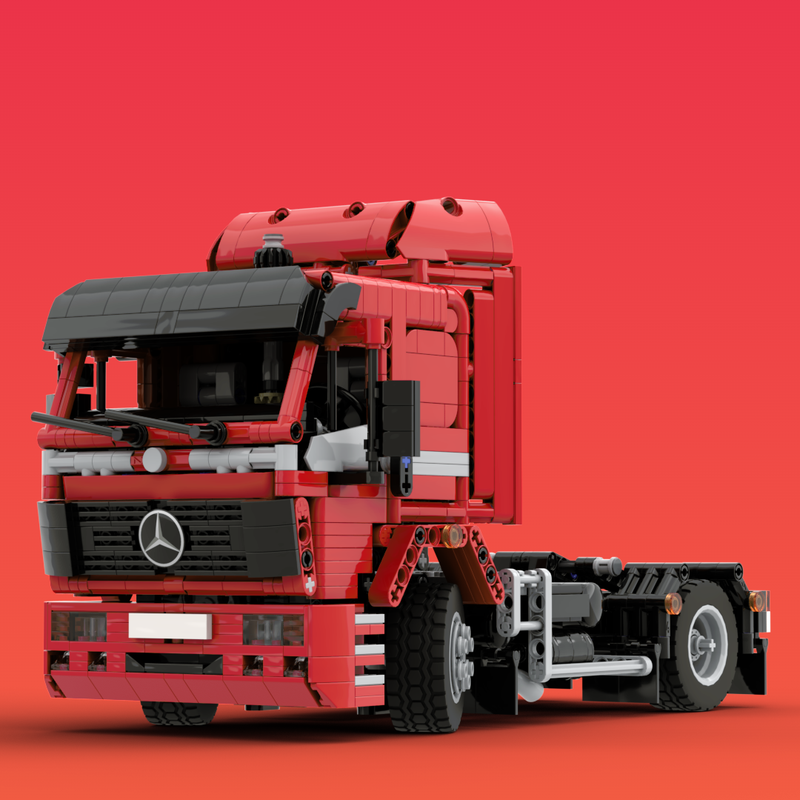 LEGO MOC Mercedes-Benz SK 1748 and wing body trailer by OldOlneyLego ...