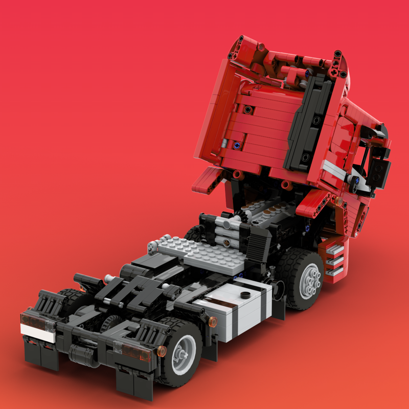 LEGO MOC Mercedes-Benz SK 1748 and wing body trailer by OldOlneyLego ...