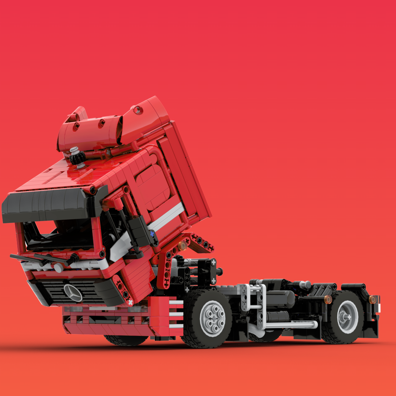 LEGO MOC Mercedes-Benz SK 1748 and wing body trailer by OldOlneyLego ...