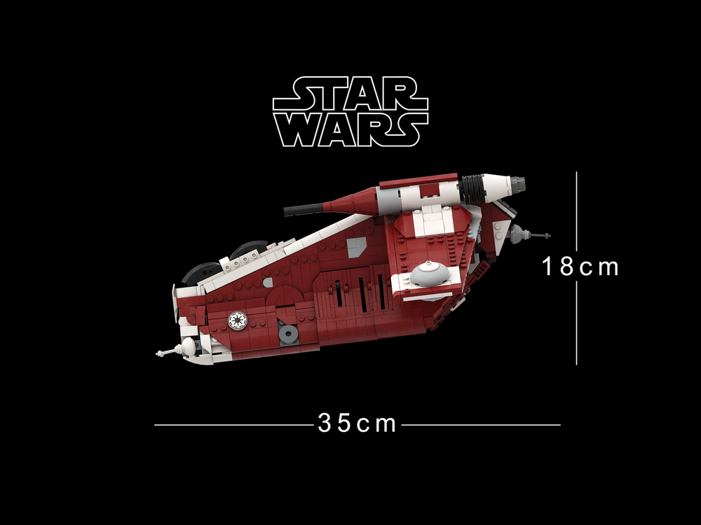 Lego Moc Coruscant Guard Gunship By Marius2002 Rebrickable Build