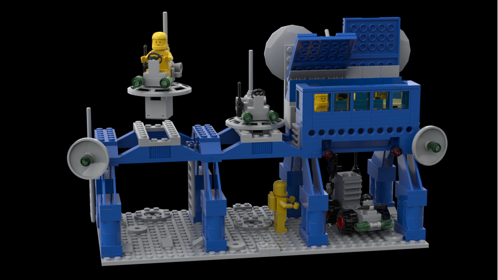 Lego Moc Classic Space Reimagined Space Supply Station 6930 By Watson
