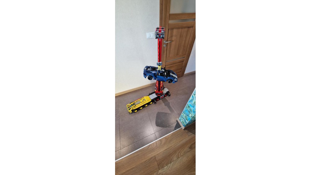 Lego Moc Little Crane Project By Iwogla Rebrickable Build With Lego