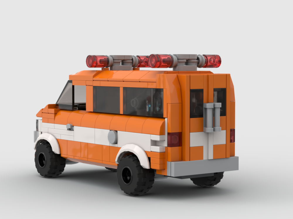 LEGO MOC-153197 Cannonball Run Ambulance by BrickMOCery | Rebrickable ...