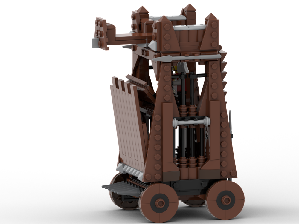 Lego Moc Medieval Siege Tower By Huebre Rebrickable Build With Lego