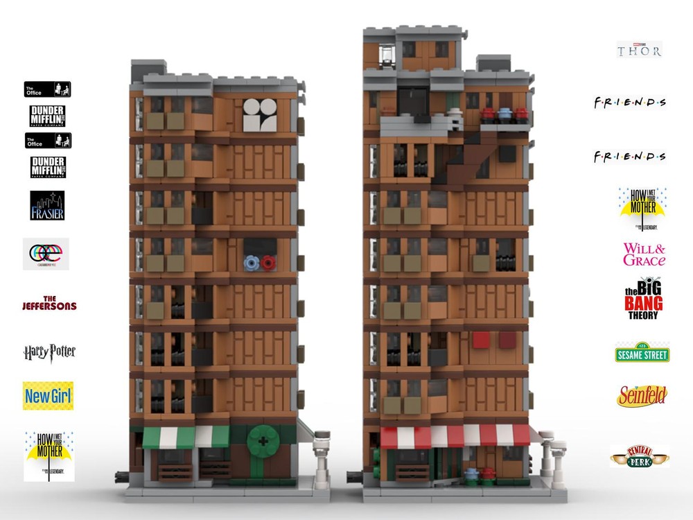 LEGO MOC Mini SitComplex Buildings by Brick Artisan | Rebrickable ...