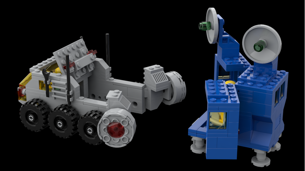 Lego Moc Classic Space Reimagined All Terrain Vehicle 6927 By Watson