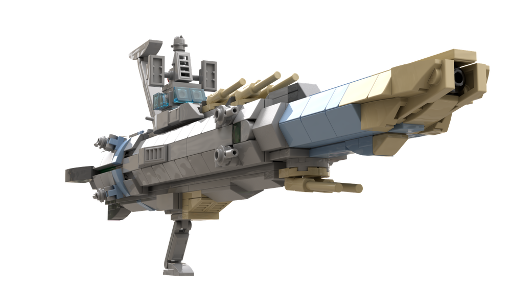 Lego Moc Space Battleship Yamato Uncf Escort Ship By Apenello