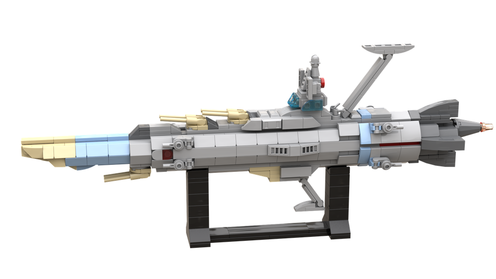 Lego Moc Space Battleship Yamato Uncf Escort Ship By Apenello