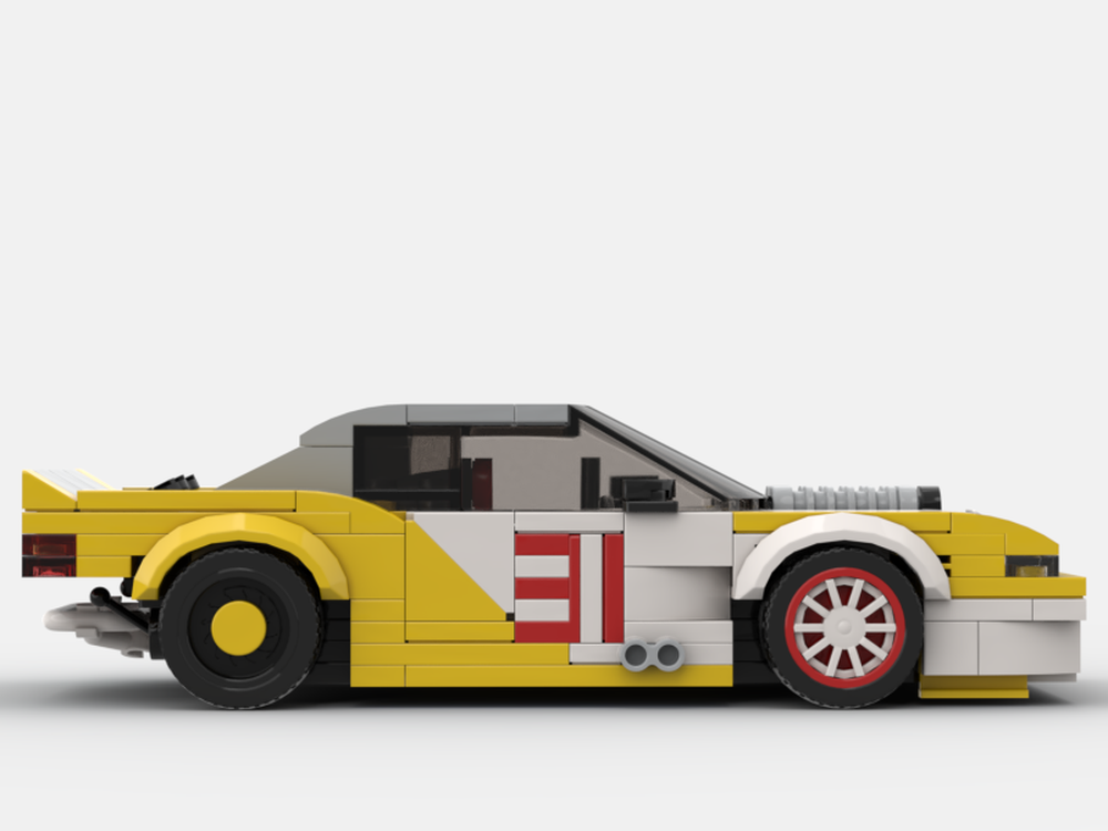 LEGO MOC Nissan Silvia S13 240SX Formula Drift Custom (250 Follower ...