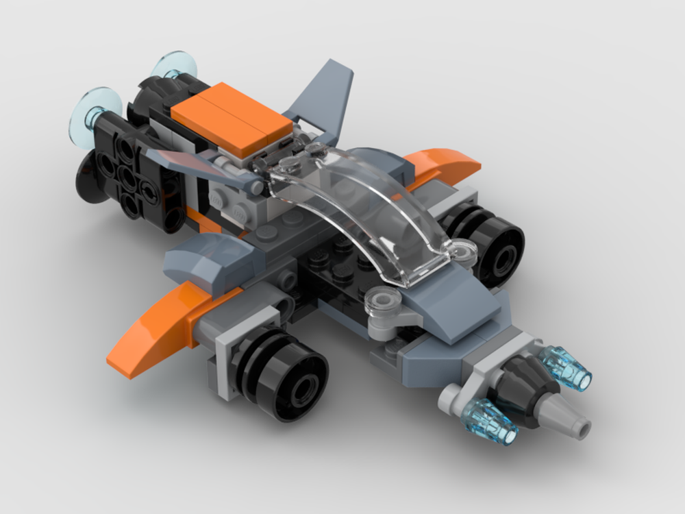 LEGO MOC 31111 Starfighter by R4D3K | Rebrickable - Build with LEGO