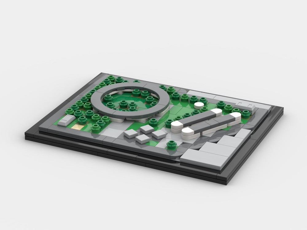 LEGO MOC Apple Park by Taters | Rebrickable - Build with LEGO