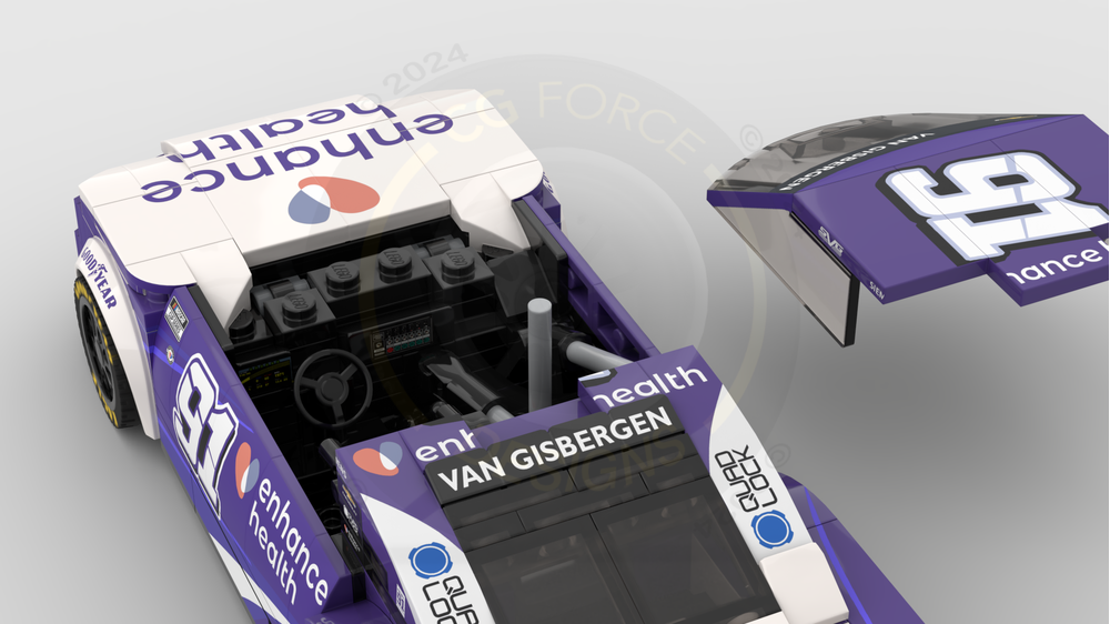 Lego Moc Nascar 2023 Th Gisbergen By Cgforcedesigns Rebrickable