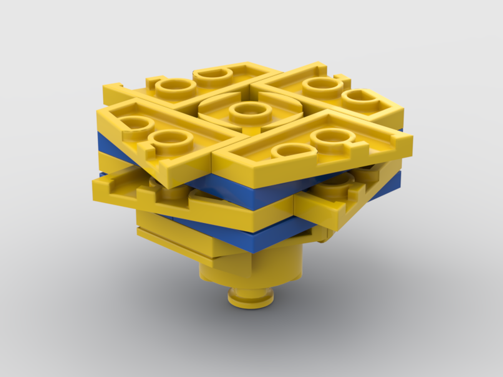 LEGO MOC-153271 Lego Yellow & Blue Beyblade by apstudios | Rebrickable ...