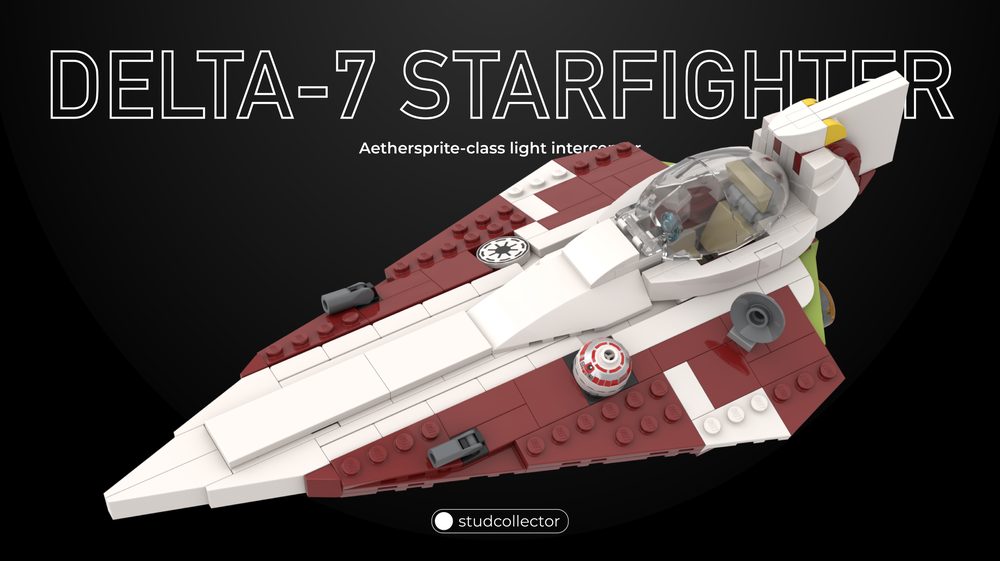 LEGO MOC Delta-7 Starfighter | 75333 MOD by studcollector | Rebrickable ...