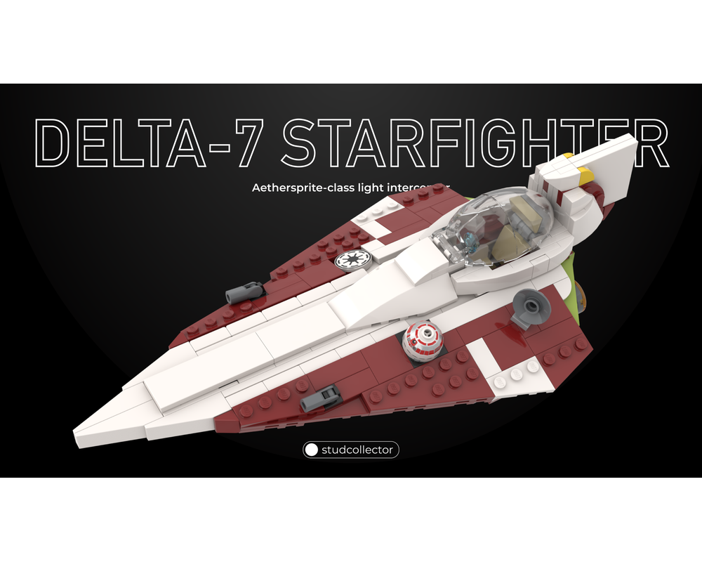 LEGO MOC Delta-7 Starfighter | 75333 MOD by studcollector | Rebrickable ...