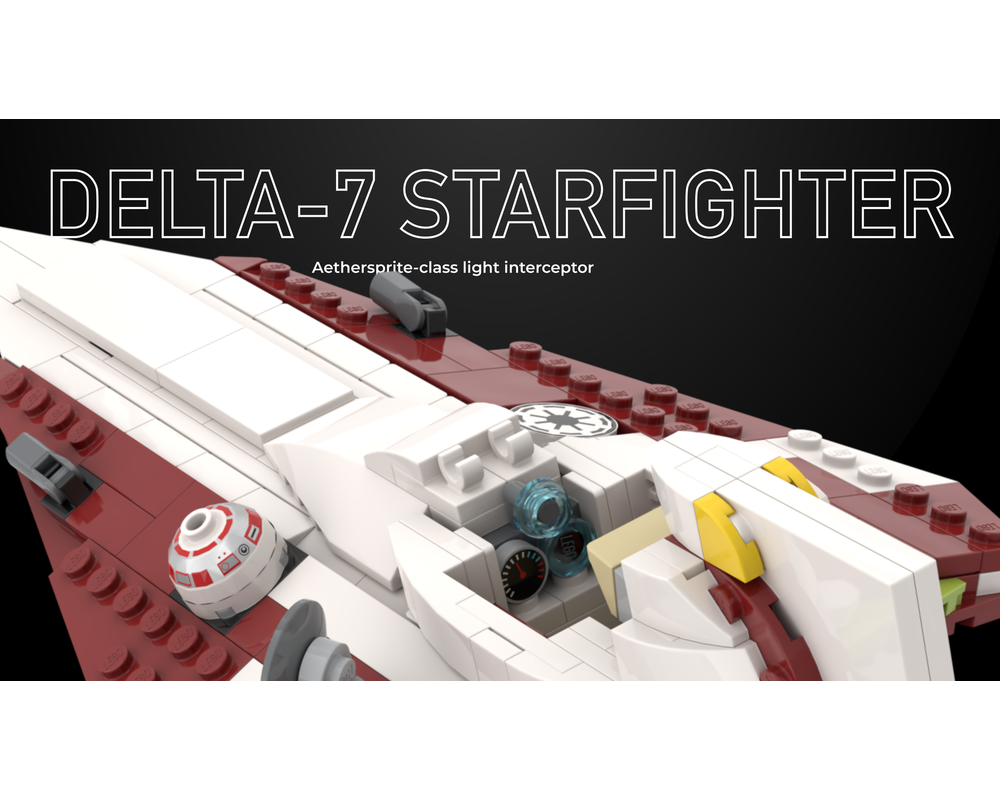 LEGO MOC Delta-7 Starfighter | 75333 MOD by studcollector | Rebrickable ...