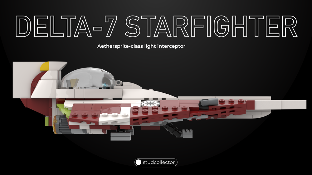 LEGO MOC Delta-7 Starfighter | 75333 MOD by studcollector | Rebrickable ...